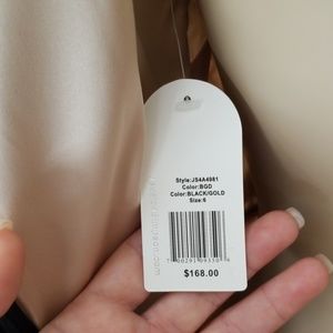 Jessica Simpson | Dresses | Pretty Black Gold Lace Jessica Simpson ...